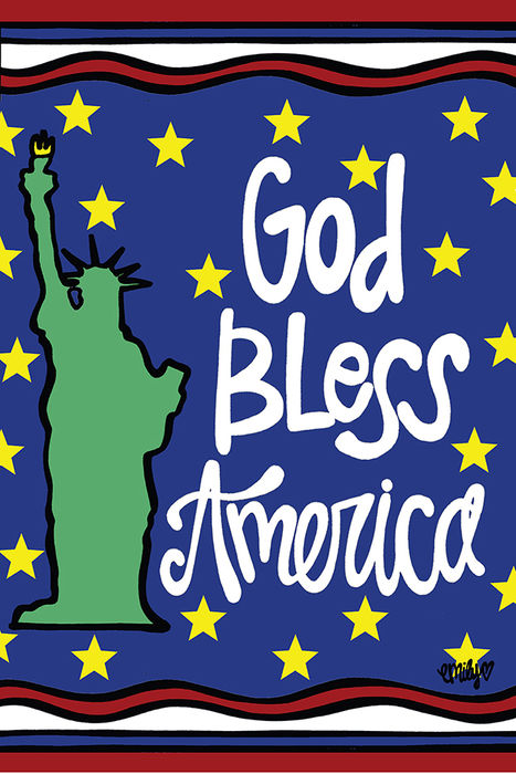 STATUE OF LIBERTY 18X12 Flag