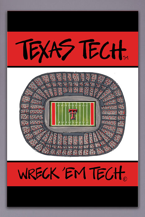 TX TECH Stadium Flag