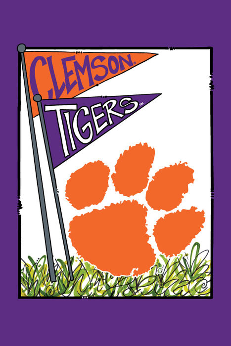 CLEMSON MASCOT FLAG - Magnolia Lane Collection