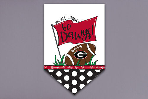 GA WE ALL CHEER FLAG