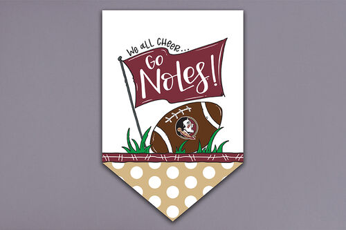 FL ST WE ALL CHEER FLAG
