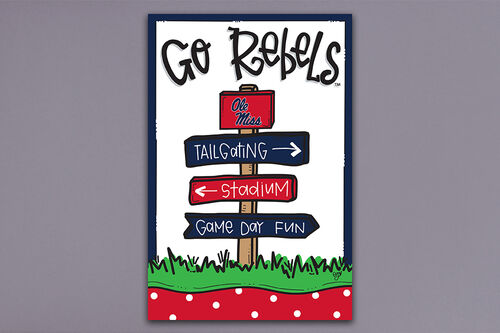 OLE MISS Sign Flag